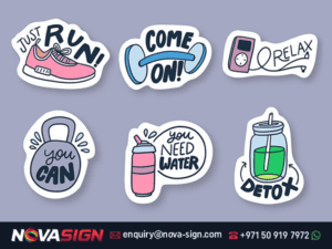 High-Quality Custom, Vinyl, & Round Sticker Printing Dubai At Nova Sign ...
