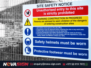 High-Quality Safety Sign Boards | Best Construction Signage Suppliers ...
