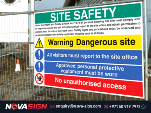 High-Quality Safety Sign Boards | Best Construction Signage Suppliers ...