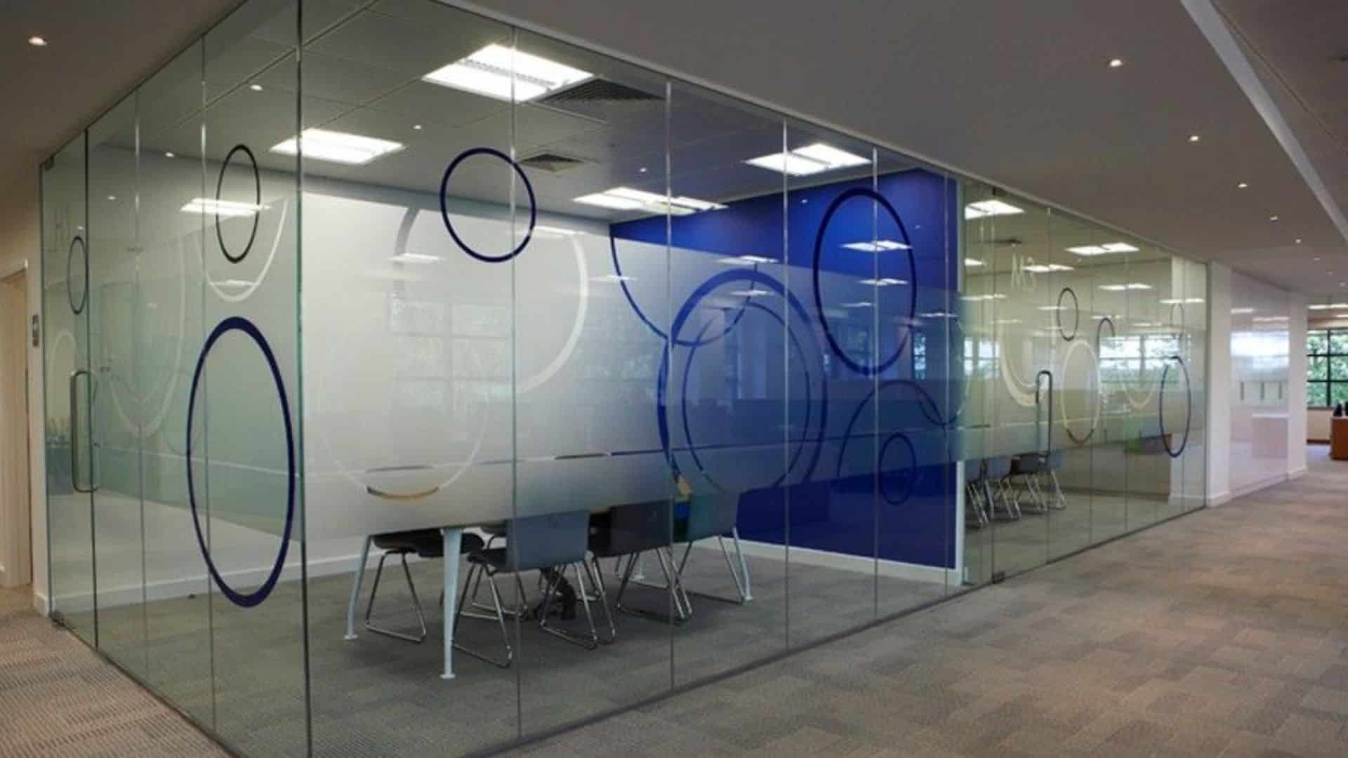 Transforming Spaces: How Frosted Glass Stickers Work